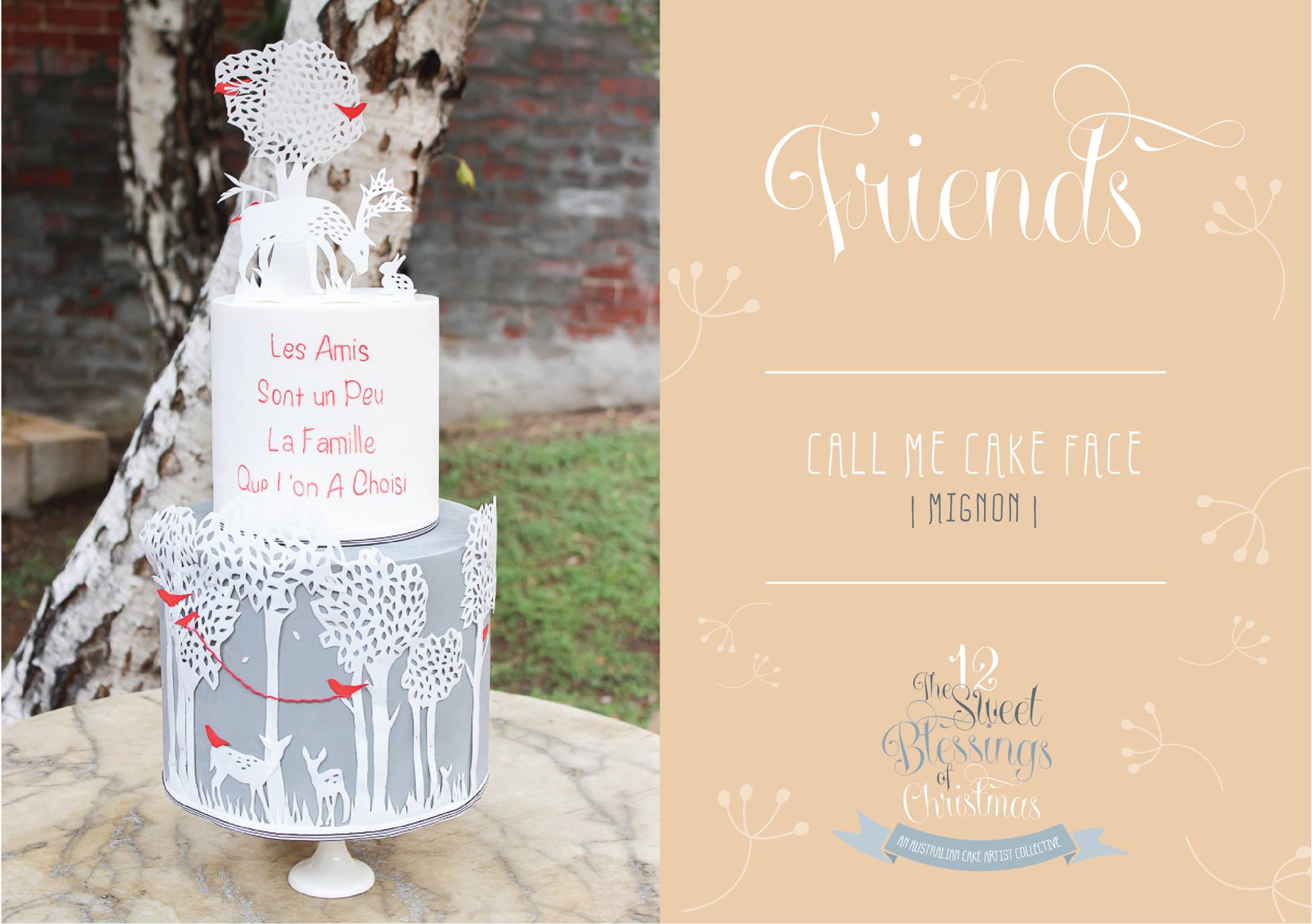 Day 4 Friends by Mignon Daymond of Call Me Cake Face - Jessica Harris ...