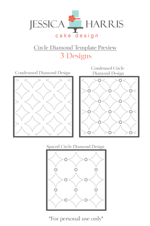 Circle-Diamond-Template-for - Jessica Harris Cake Design